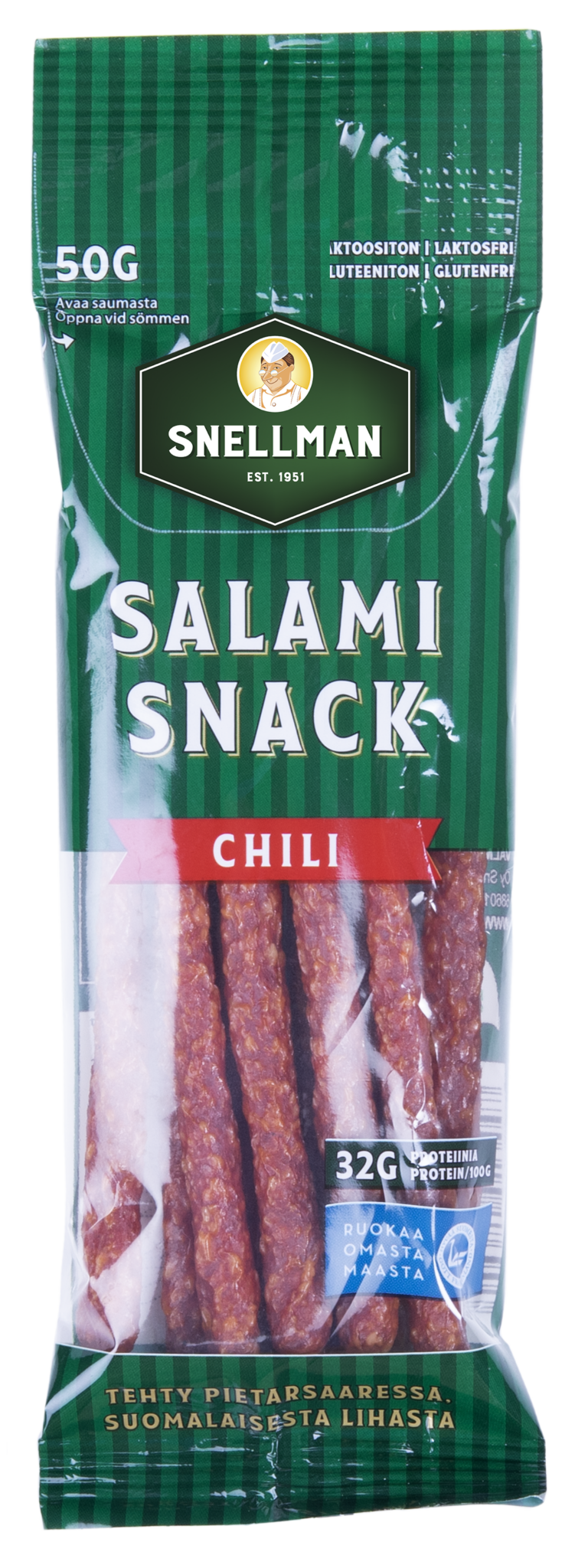 Salamisnack chili 50 g | Snellmanin tuotteet