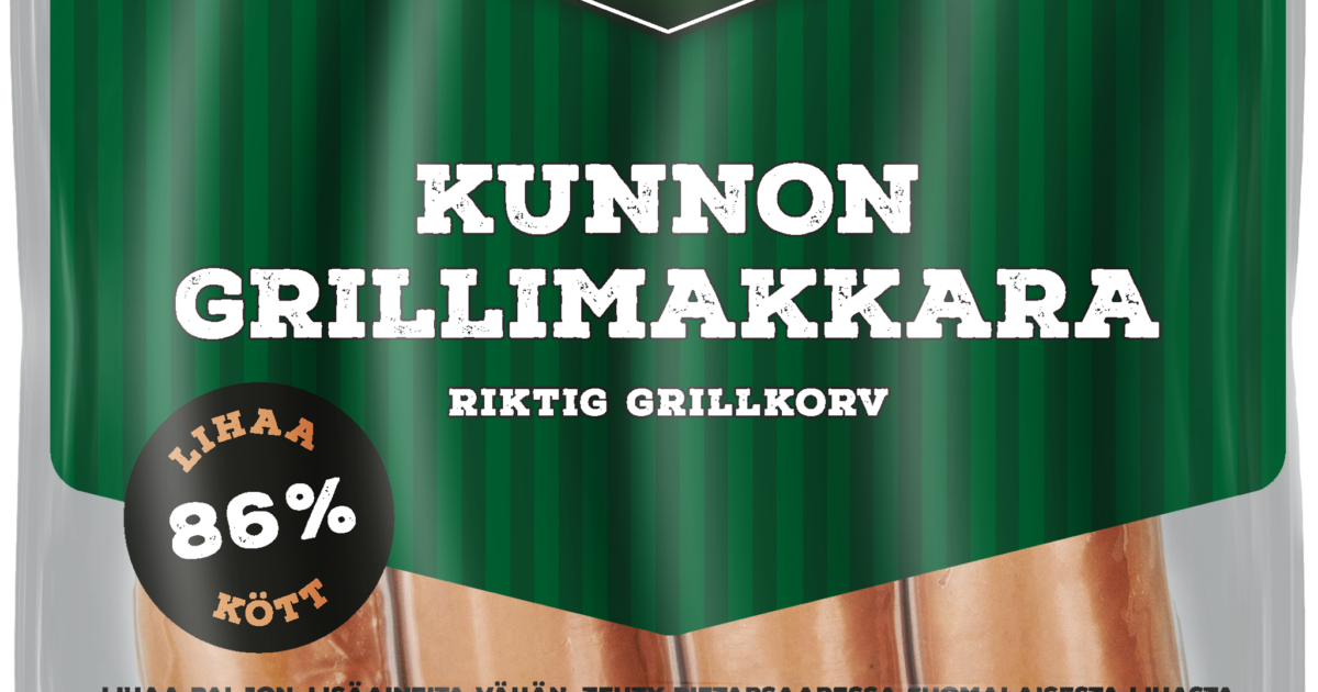 Kunnon grillimakkara 400 g | Snellmanin tuotteet