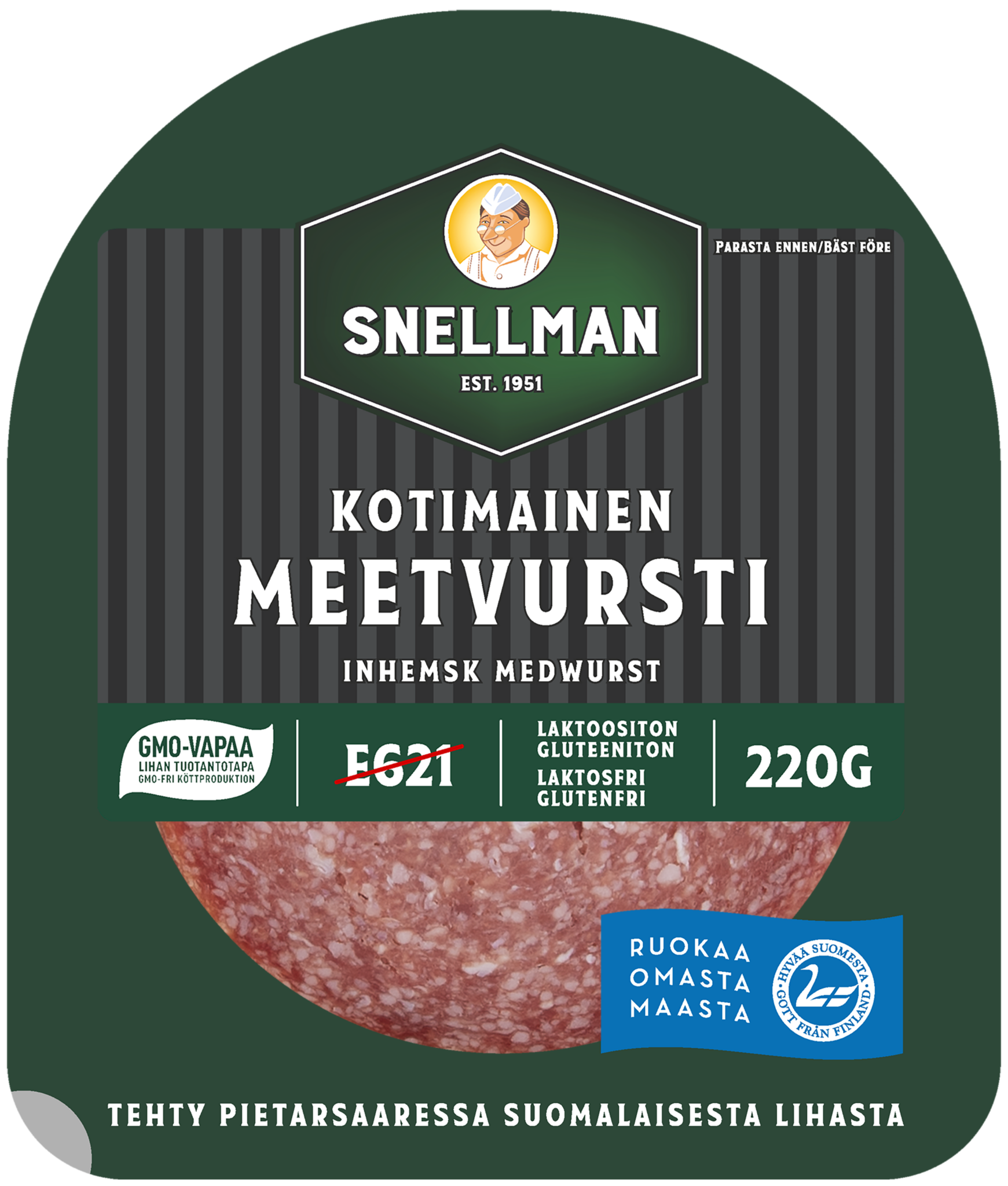Kotimainen meetvursti 220 g | Snellmanin tuotteet